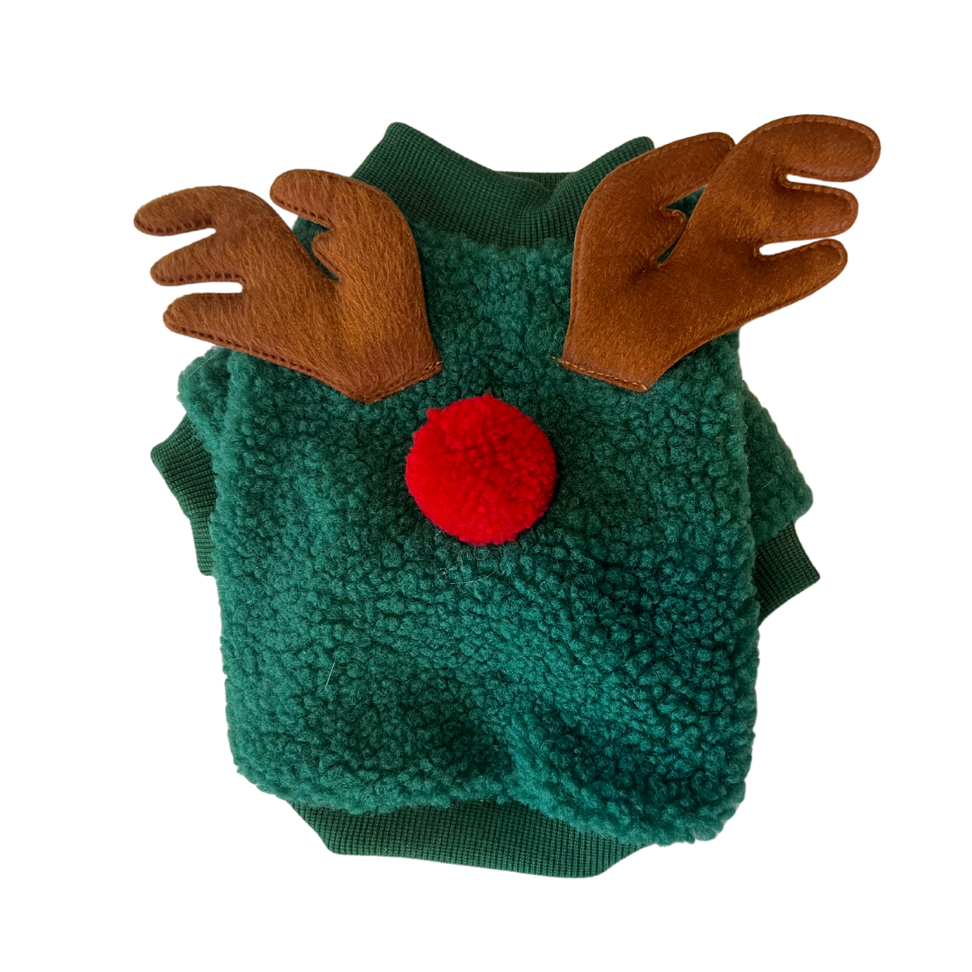 Rudolph Sherpa Sweater - Christmas – Shop Lou's Closet